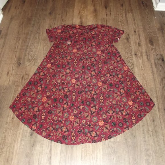 LuLaRoe | Dresses | Lula Roe Xl Soft Flowy Midknee Dress | Poshmark